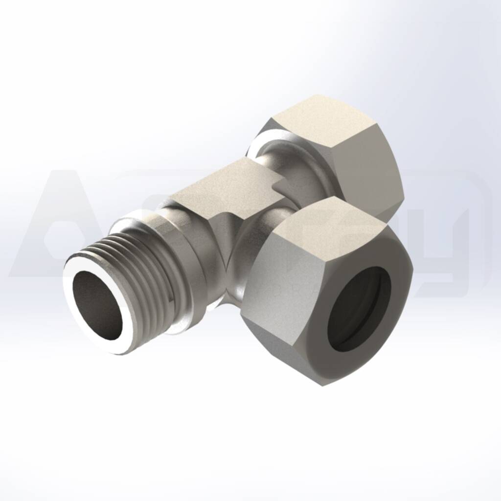 Elbow Bulkhead Fitting – Array Hydraulics